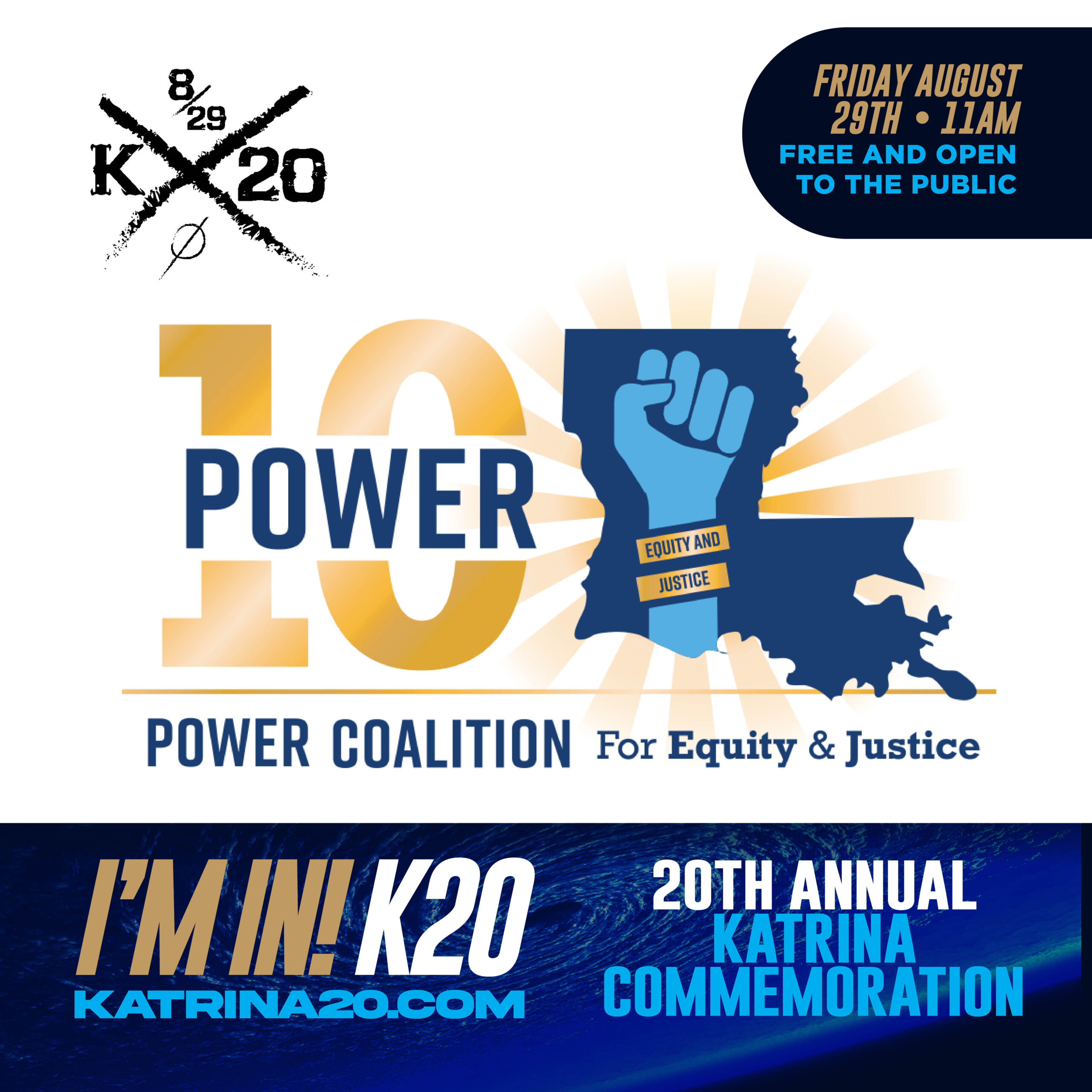 I’m In K20: 20th Annual Katrina March and Second Line - Power Coalition ...