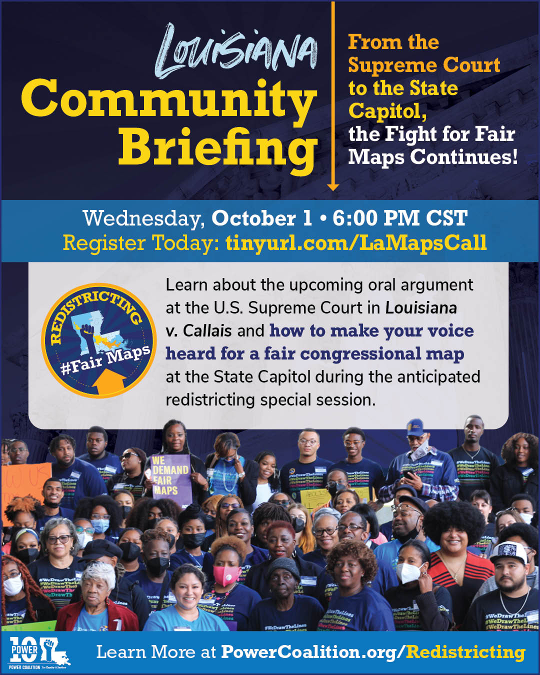 Louisiana Community Briefing: Redistricting - Power Coalition for ...
