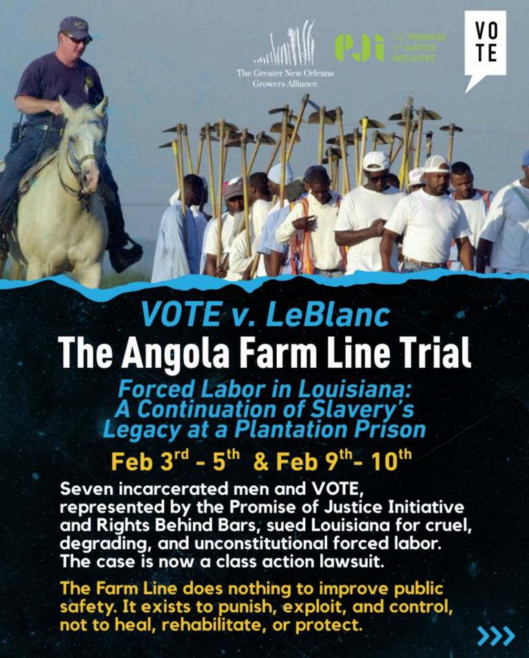 Pack the Court: Angola Farm Line Trial - Power Coalition for Equity and ...